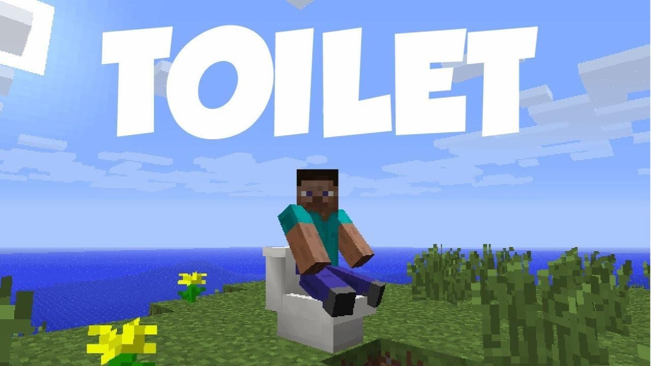 *NEW* How to build a toilet in MINECRAFT! - YouTube