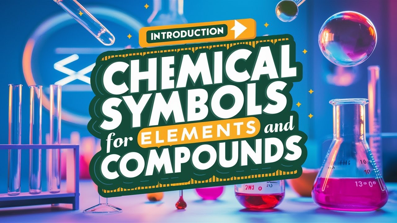 Chemical Symbols and Formulae for Elements and Compound - YouTube