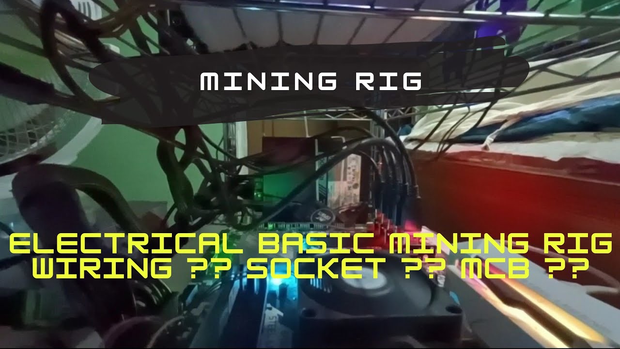 Electrical Setup for Mining Rig | Wiring | MCB | How and what to use ...