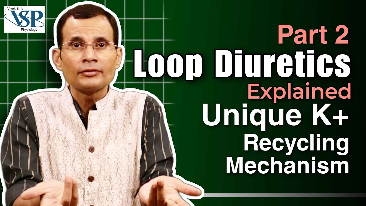 Loop Diuretics Explained: Unique K+ Recycling Mechanism (Part 2) | PHYSIOLOGY | Dr Vivek ...