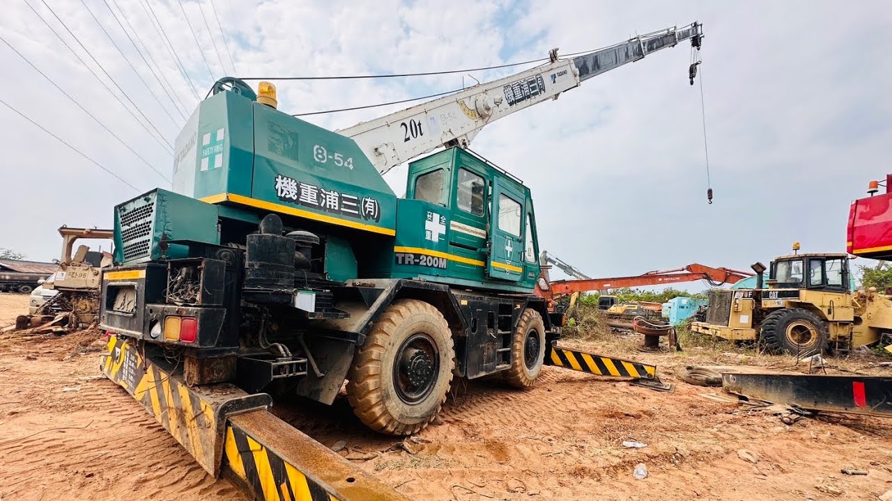 ( ขายเเล้ว ) รถเครน TADANO 20ตัน TR-200M สภาพพร้อมใช้งานเอกสารพร้อม ...