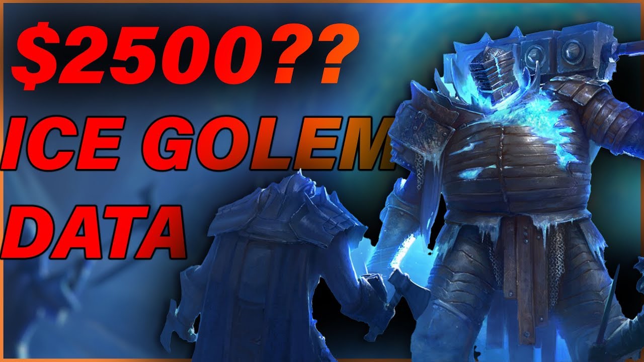 Ice GOLEM DATA BREAKDOWN! And $2500 YOLO?? | RAID: Shadow Legends - YouTube