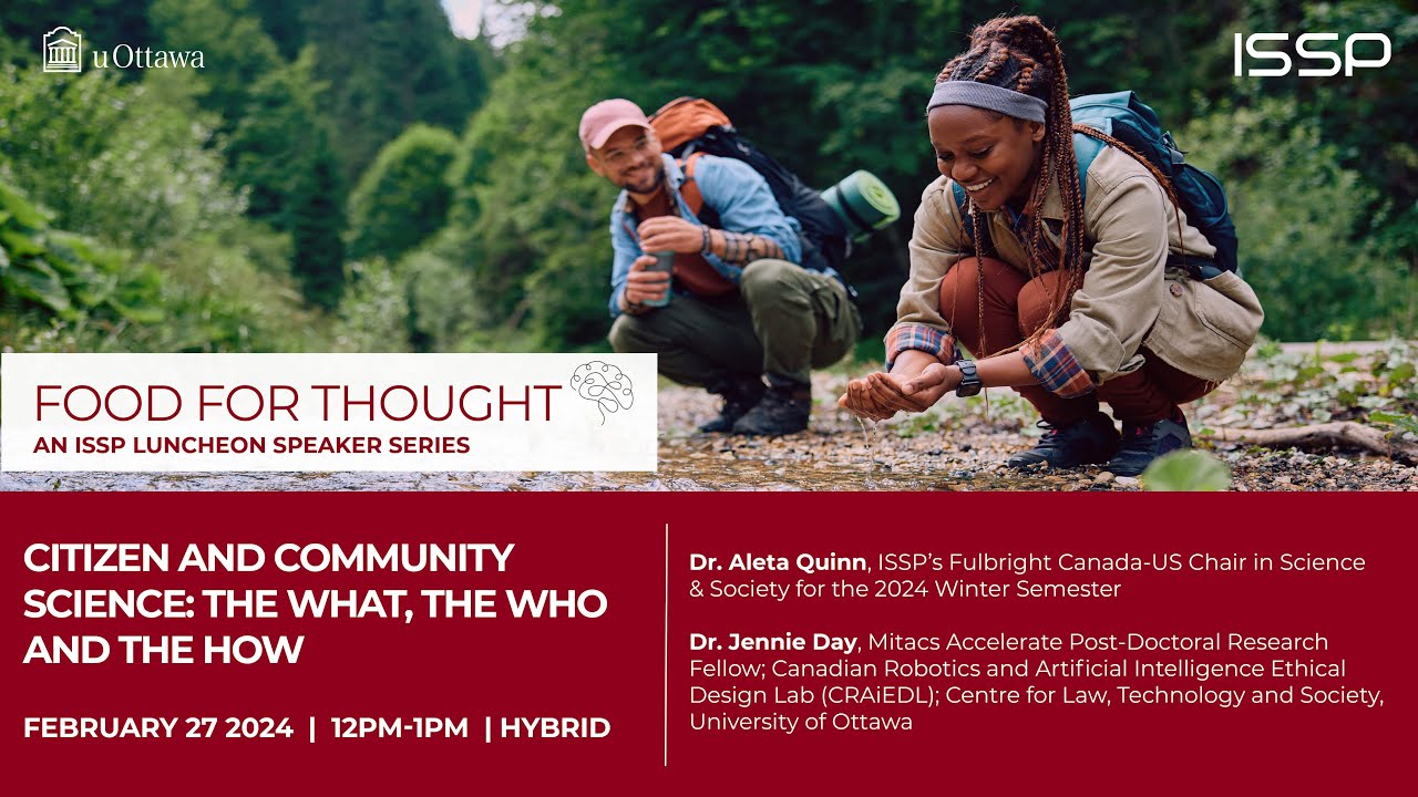 Citizen and Community Science: The What, the Who and the How - YouTube