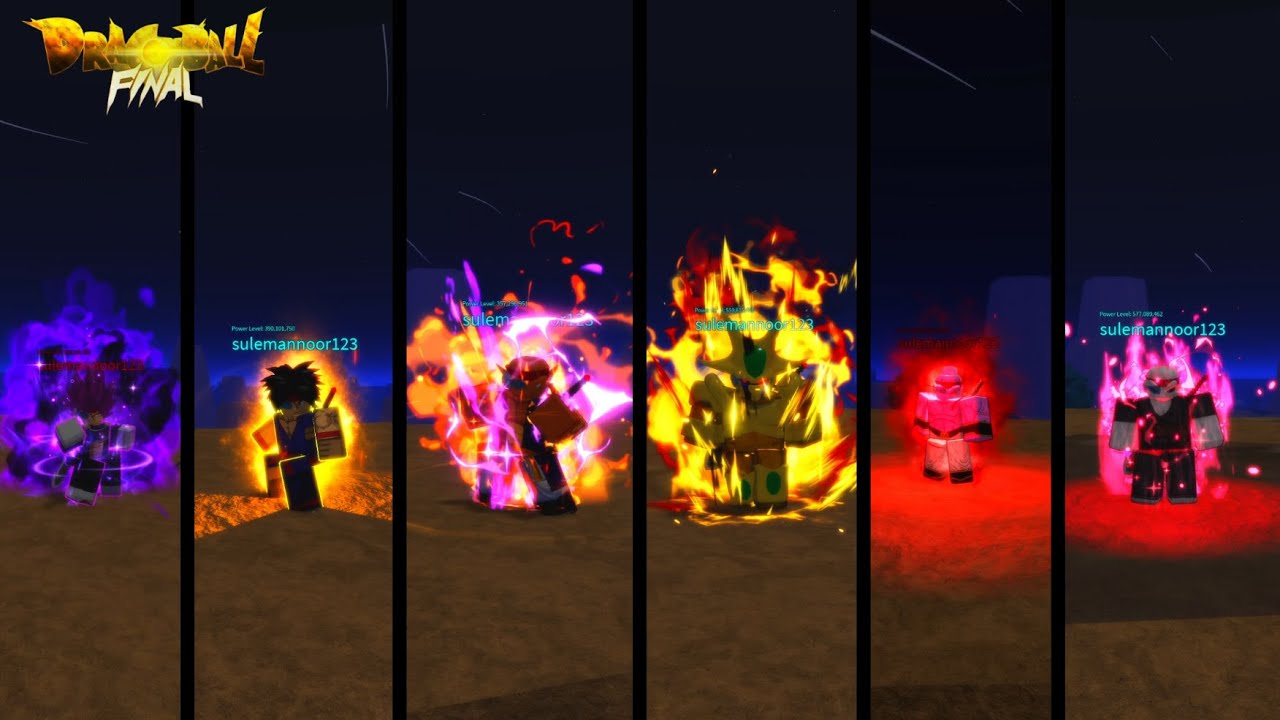 Dragon Ball Final Remastered all forms and techniques showcase - YouTube