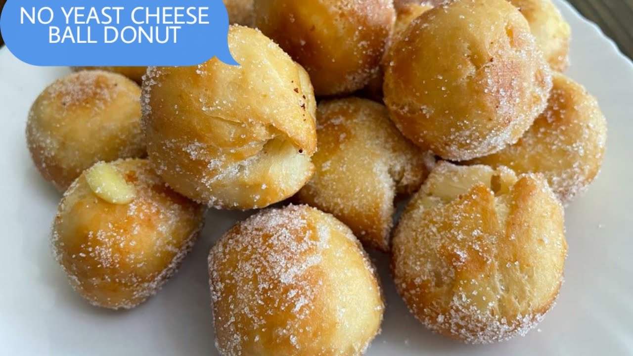 CHEESE DONUT | NO YEAST CHEESE BALLS DONUT.. - YouTube