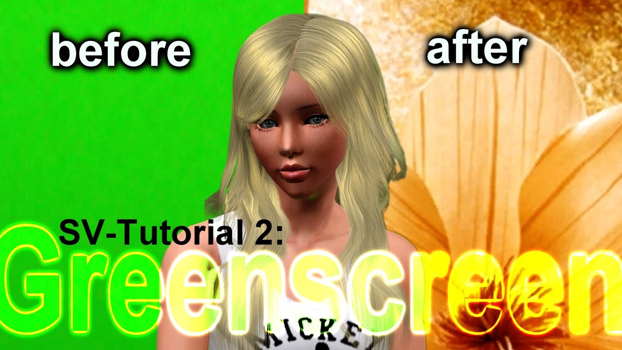 SV Tutorial 2/ Sims 3 Greenscreen (English) - YouTube