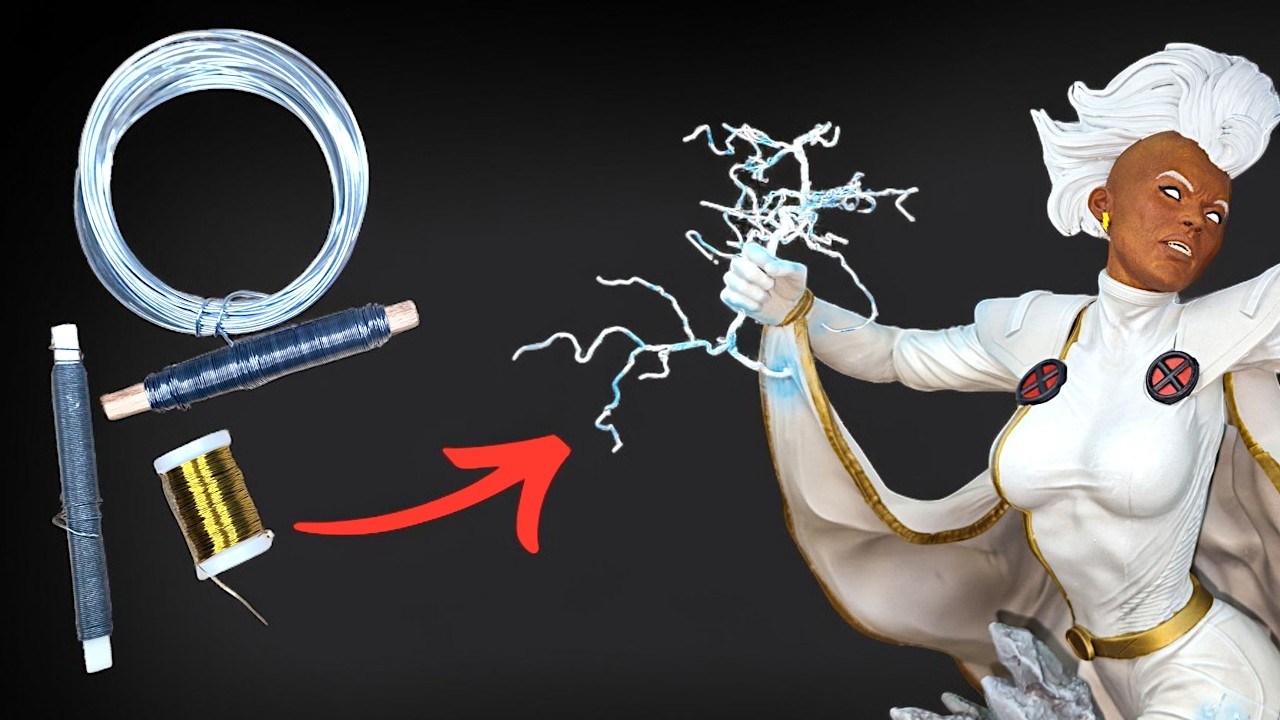 Create Stunning Lightning Effects with Wire for Miniatures! - YouTube