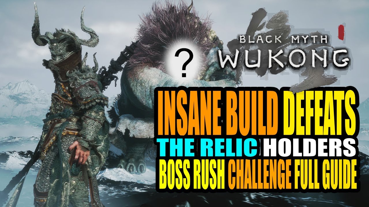 Black Myth Wukong - How To Defeat the RELIC HOLDERS Gauntlet Of Legend ...