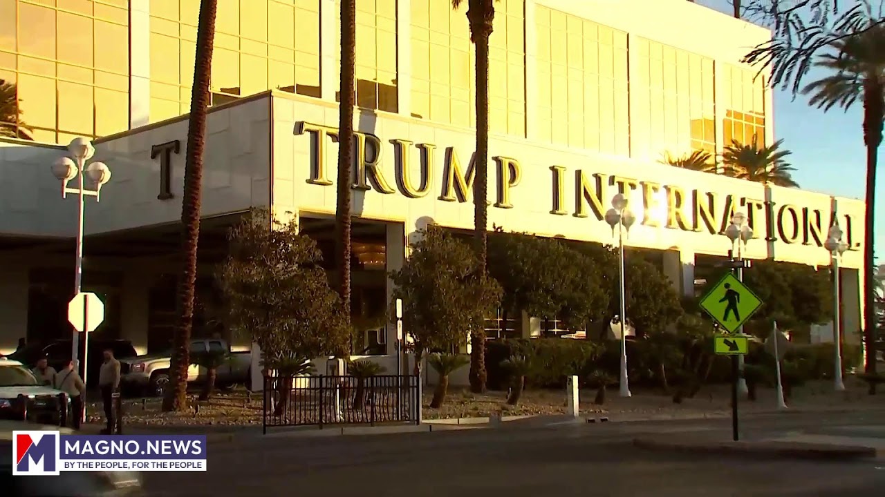 Trump Tower Hotel in Las Vegas, Nevada, after Tesla Cybertruck ...