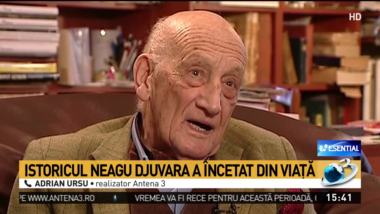 Adrian Ursu, la moartea lui Neagu Djuvara - YouTube
