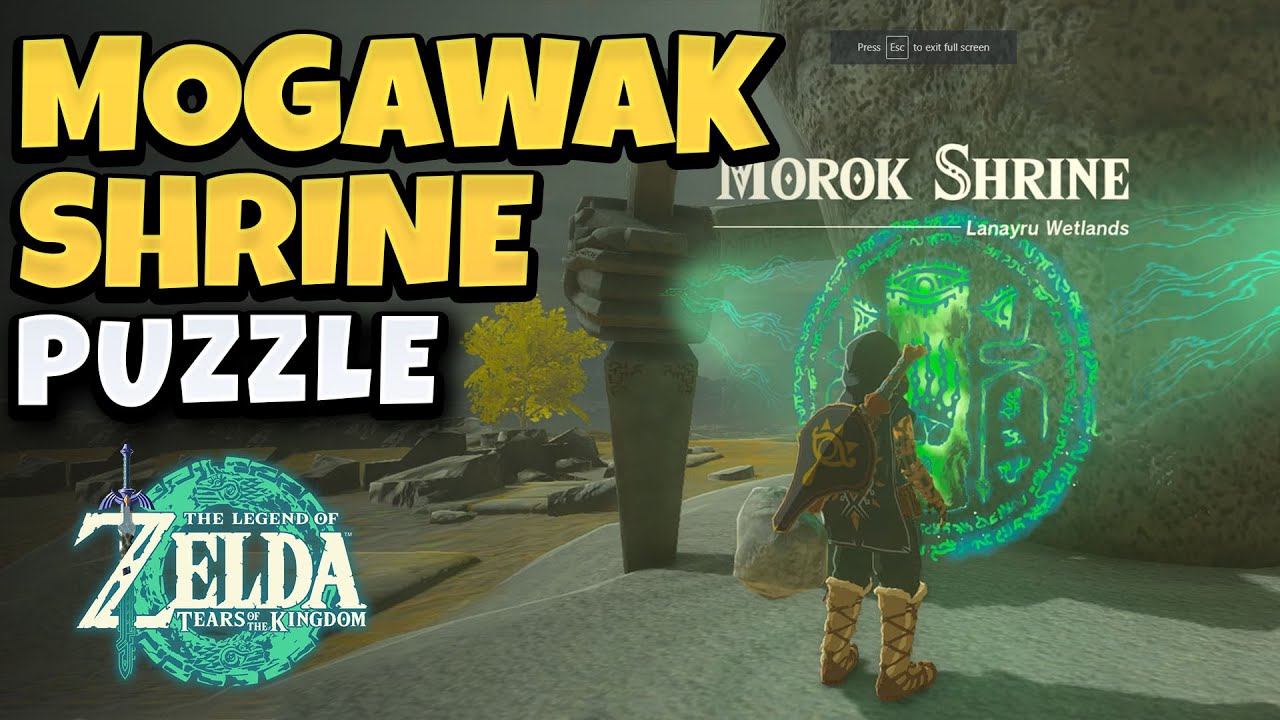 Mogawak Shrine Puzzle - Legend of Zelda Tears of the Kingdom - YouTube