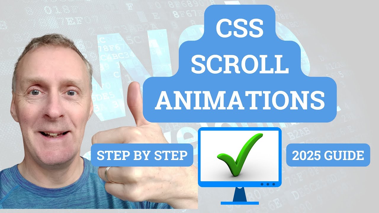 CSS Scroll Animations Step by Step 2025 Guide - YouTube