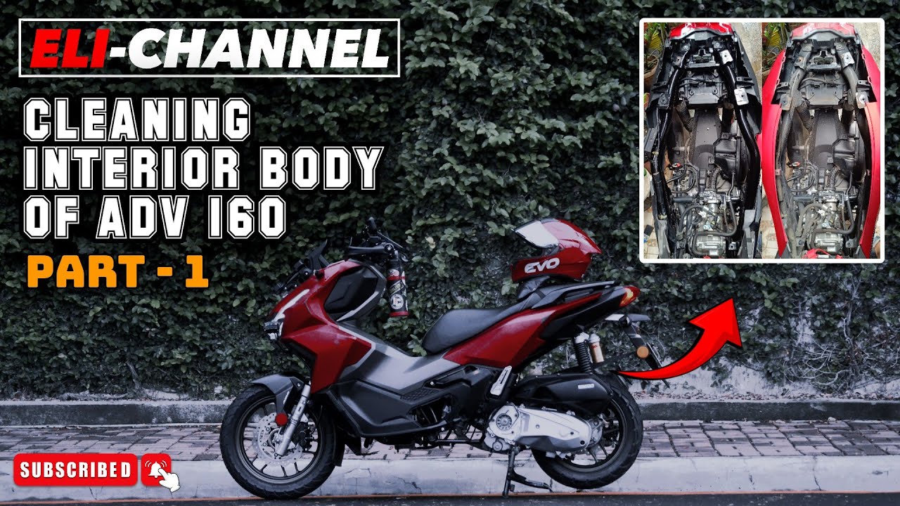 Cleaning Interior body of ADV 160 | PART 1 - YouTube