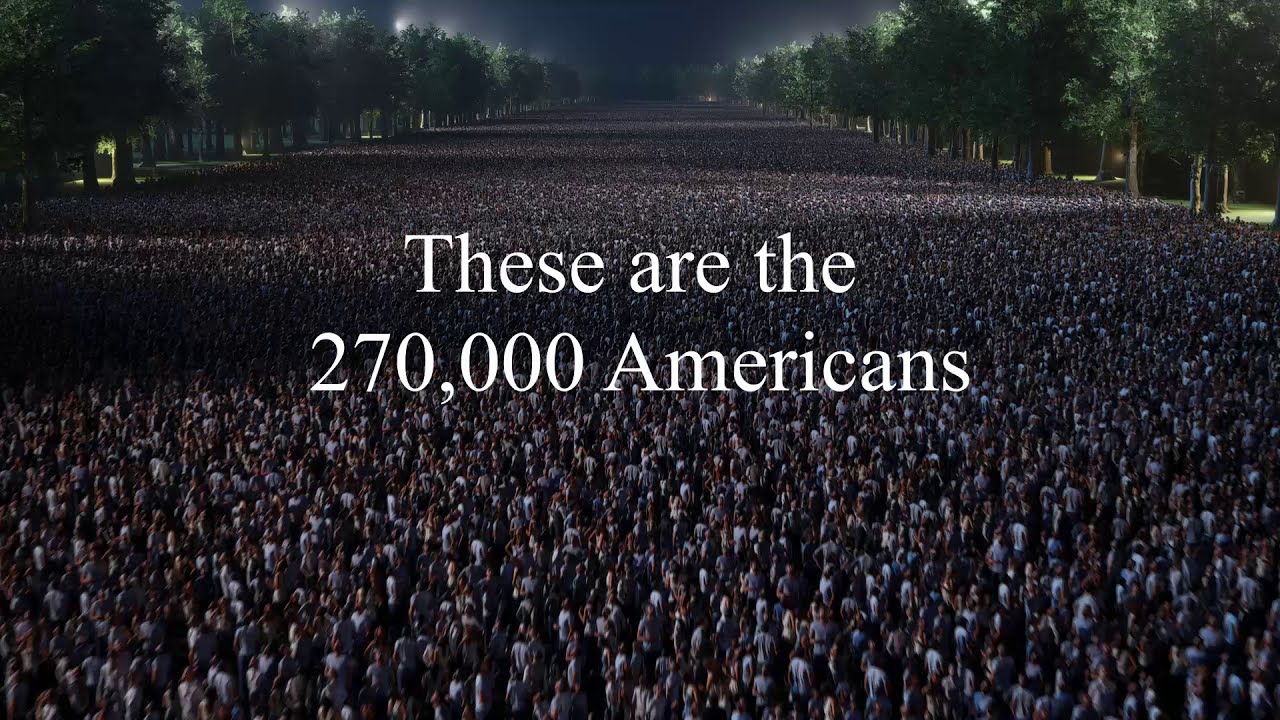 COVID-19: What 270,000 Actually Looks Like - YouTube