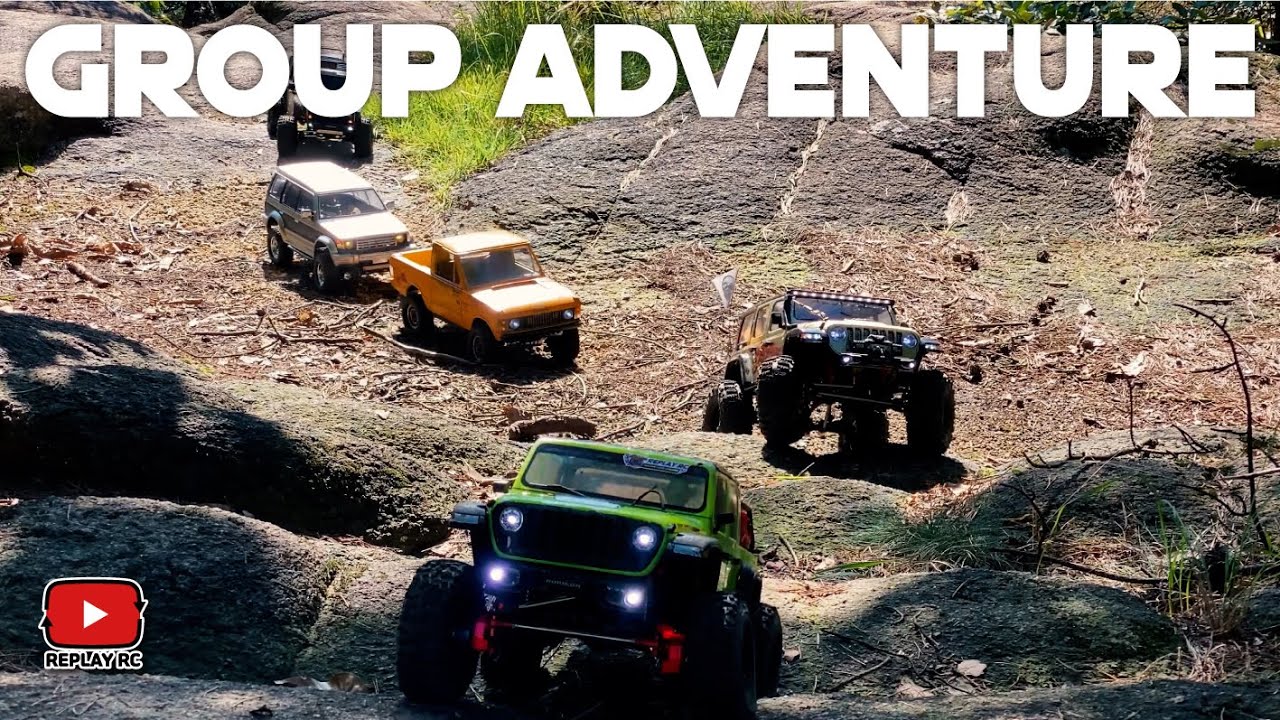 RC Cars Group Adventure. Trx4 Pajero, Range Rover, Rubicon, Gladiator ...
