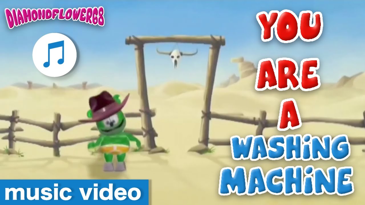 You Are A Washing Machine Song│Washing Machine Song - YouTube