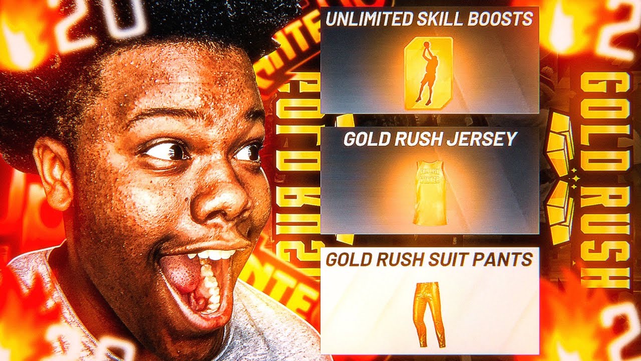 I WON GOLD RUSH IN THE CRAZIEST WAY ON NBA2K20! UNLIMITED BOOST + VC ...