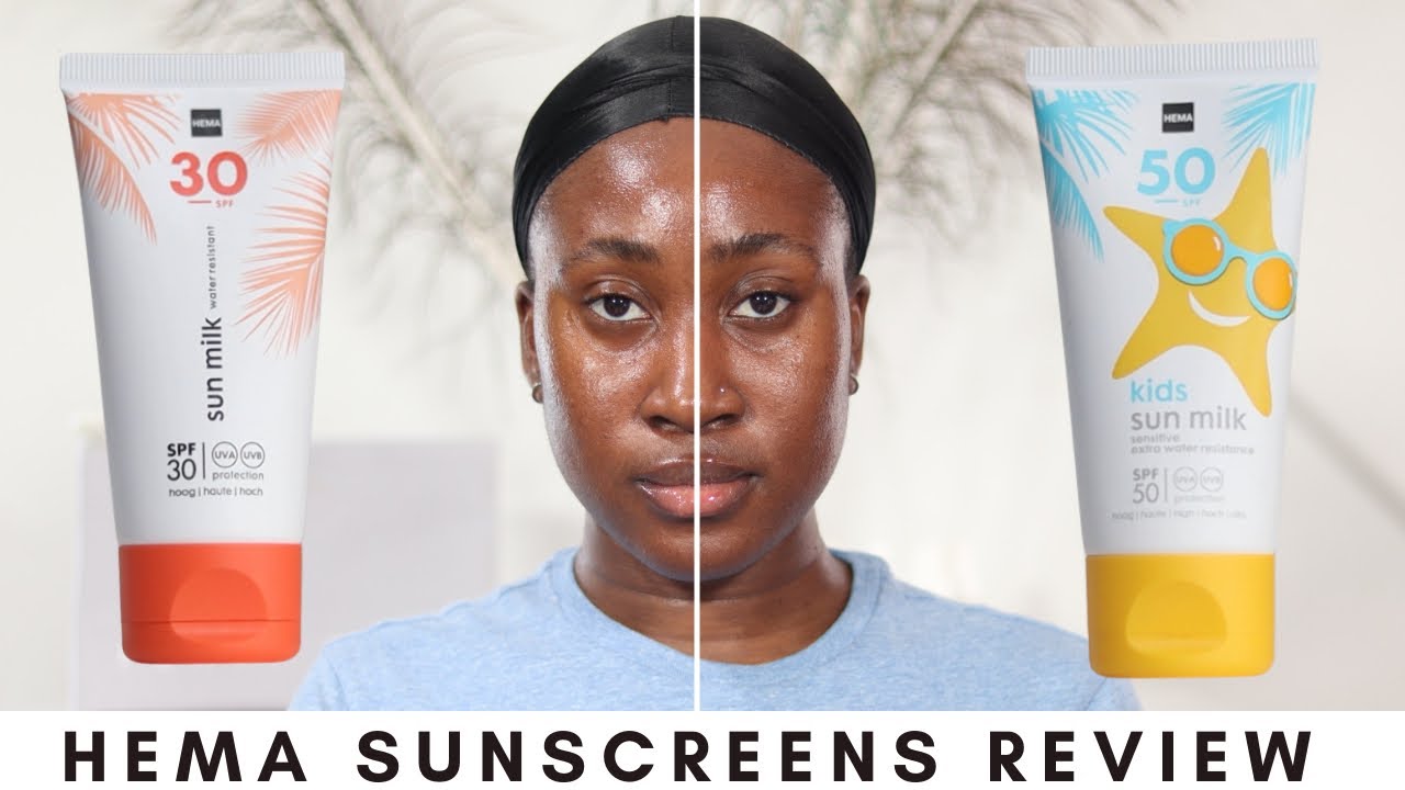 HEMA SUN MILK SUNSCREEN REVIEW | TESTEN - YouTube