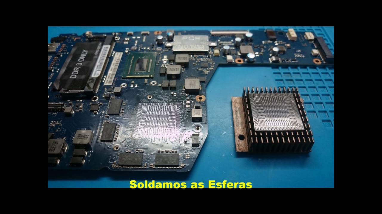 Reballing GPU Samsung - YouTube