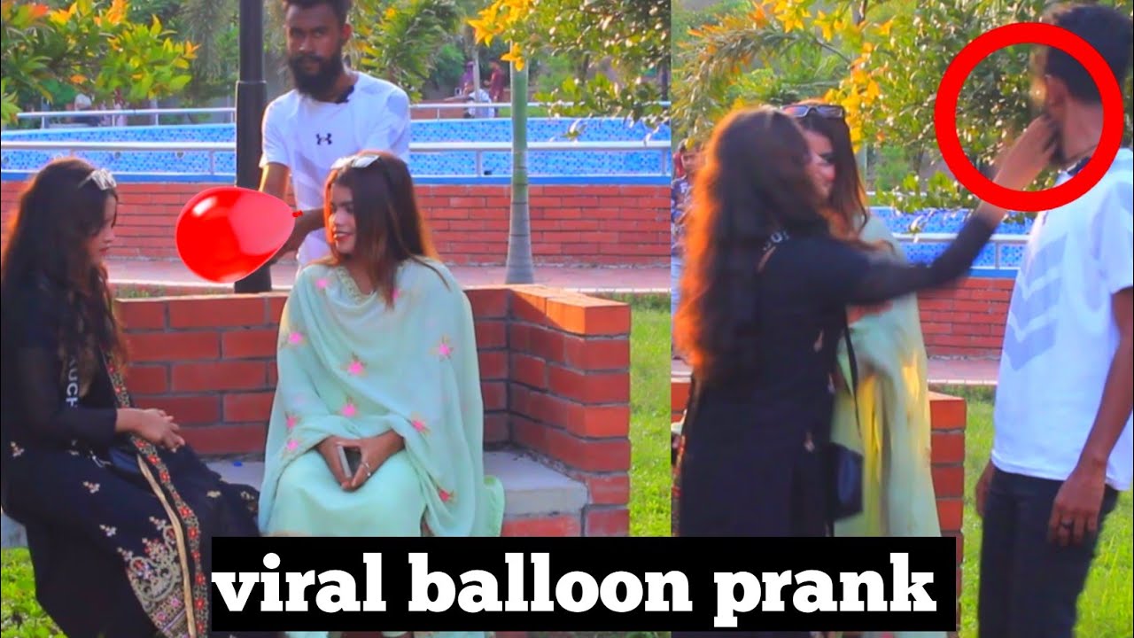 Viral Balloons Prank | World Famous Balloons Prank | Prank on girl ...