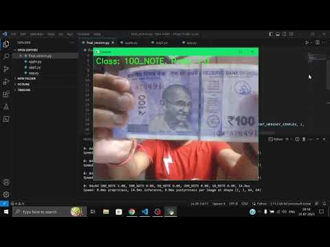 Indian Currency Notes Classification using Computer Vision Algorithm ...