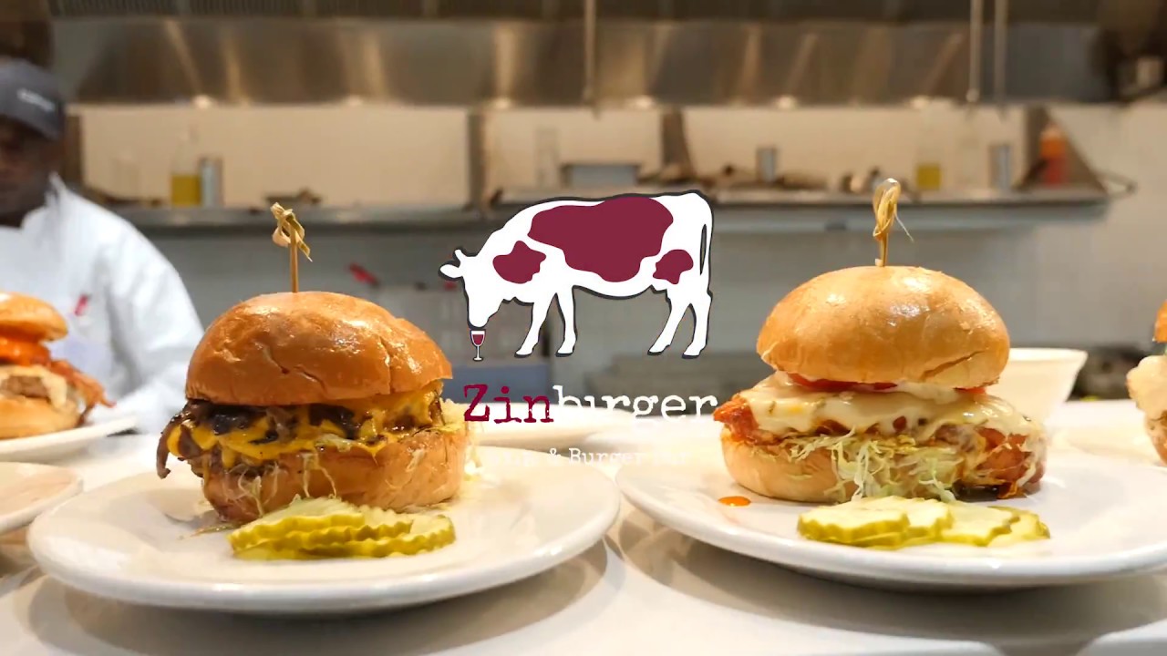 Zinburger Wine & Burger Bar - BURGERS - YouTube