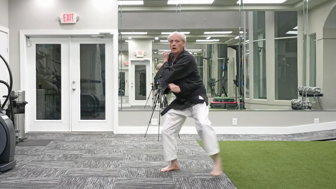 Pinan 1 - Sensei Rod Lindgren #karate #pinan #martialarts - YouTube