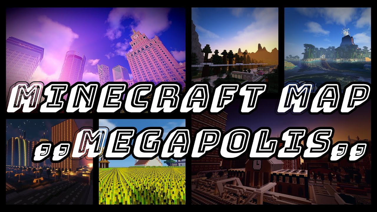 NAJWIĘKSZA polska mapka typu miasto w minecraft ??? ,,Megapolis,,- Nowy ...
