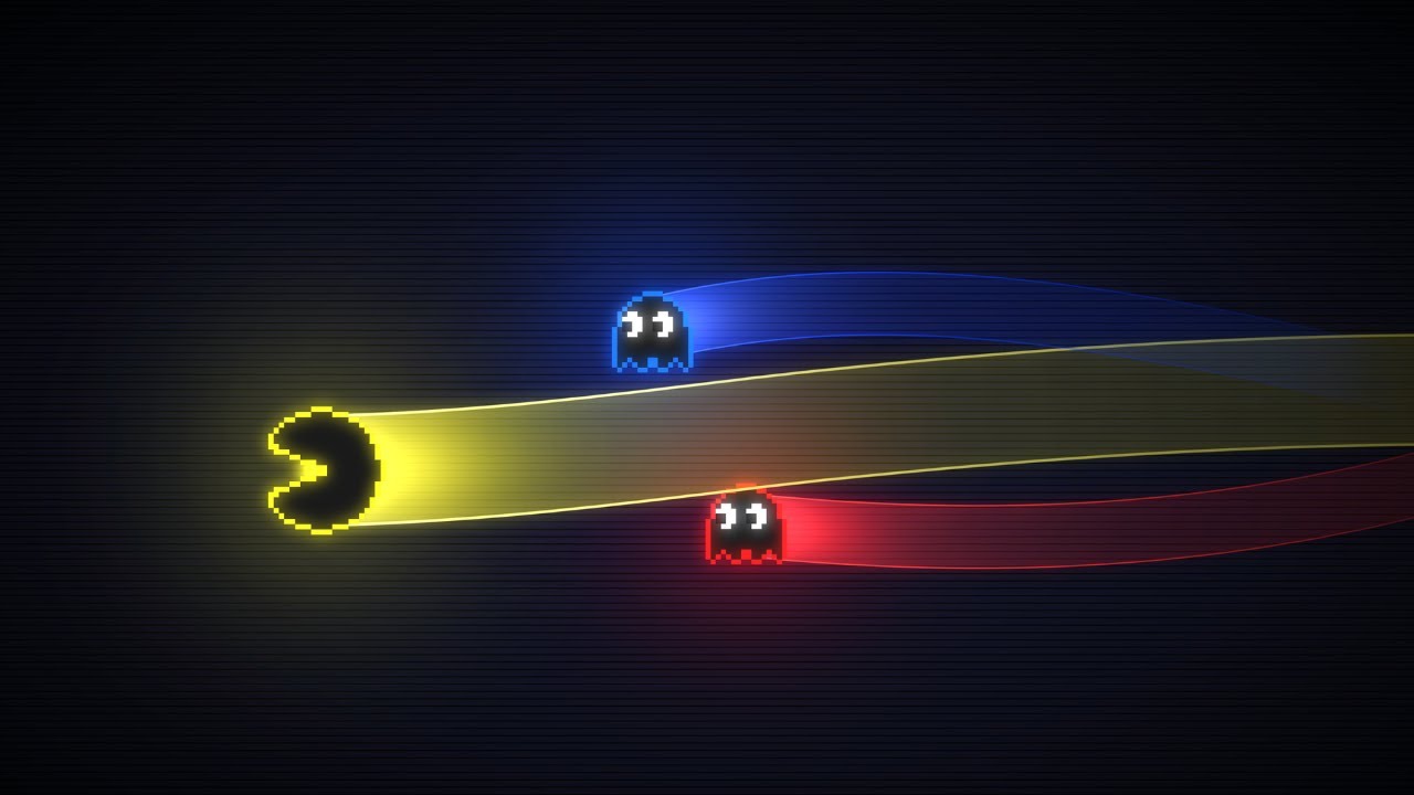 10 Hour Live Wallpaper 4K Retro Pacman Road trip Back to the 80's - YouTube