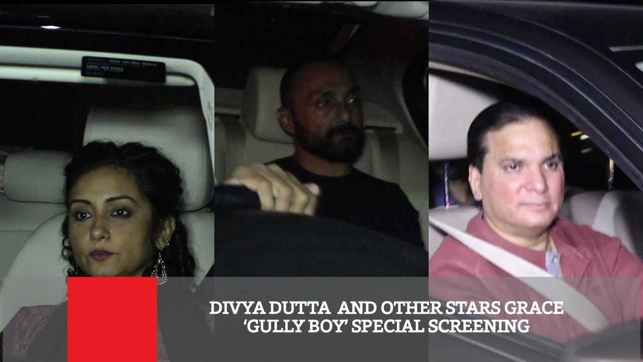 Divya Dutta And Other Stars Grace ‘Gully Boy’ Special Screening - YouTube