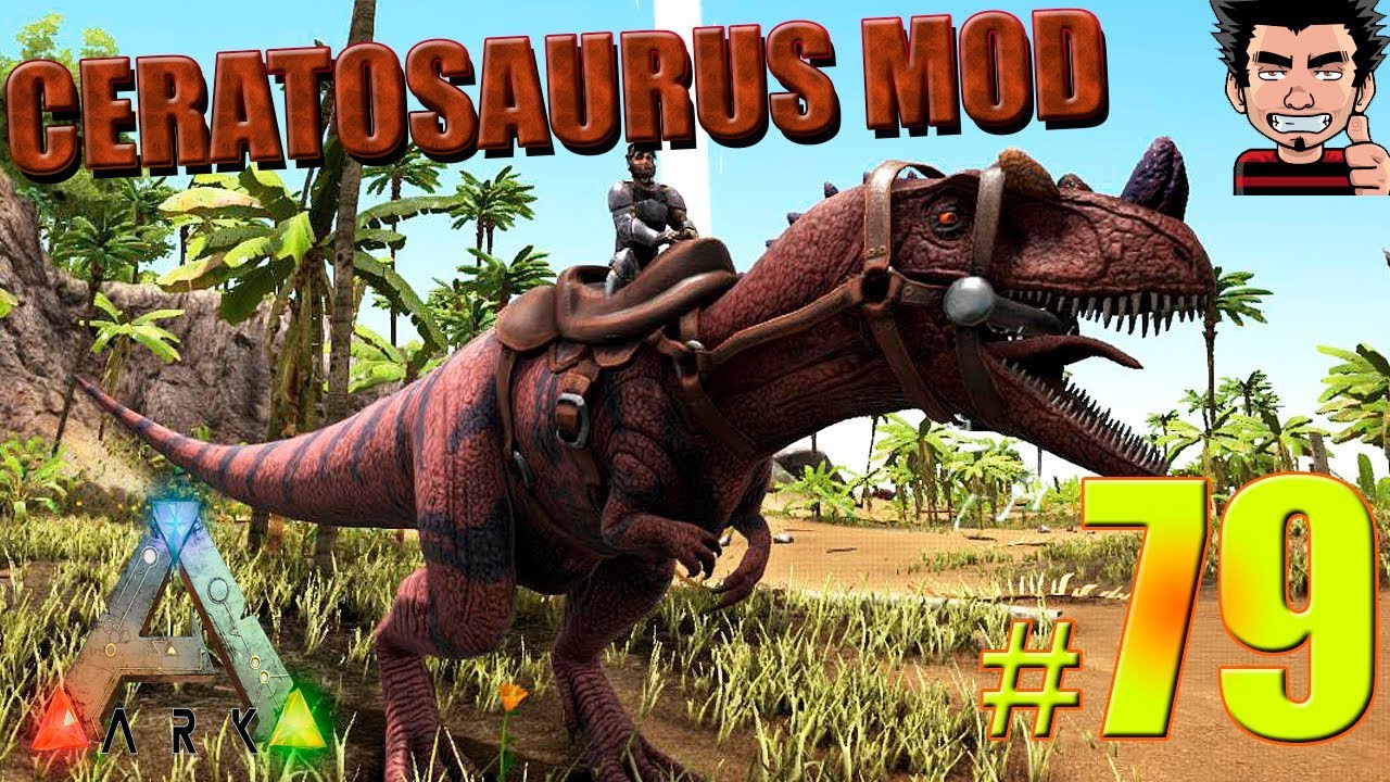 ARK CERATOSAURUS MOD ARMADURAS DINOS Y ESTATUAS DECOR SURVIVAL EVOLVED ...