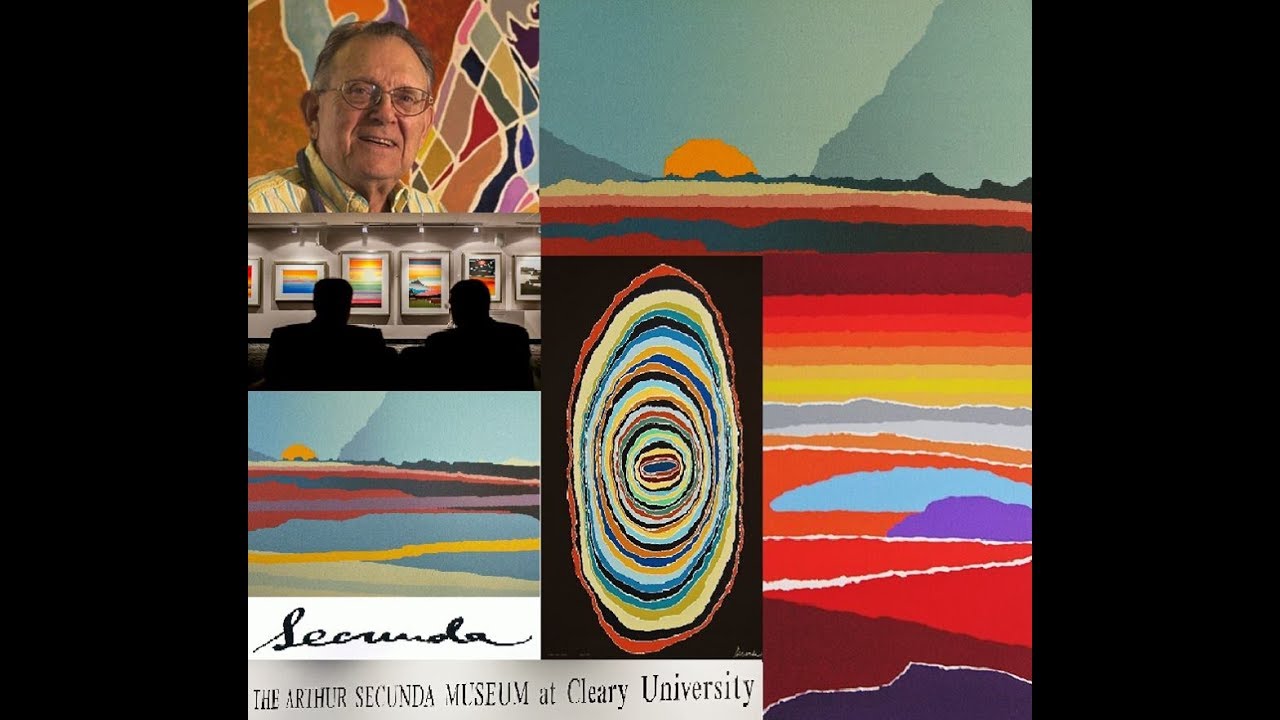 ipi American Artist ARTHUR SECUNDA; 'LUGANO SECUNDA', 1987. Signed ...