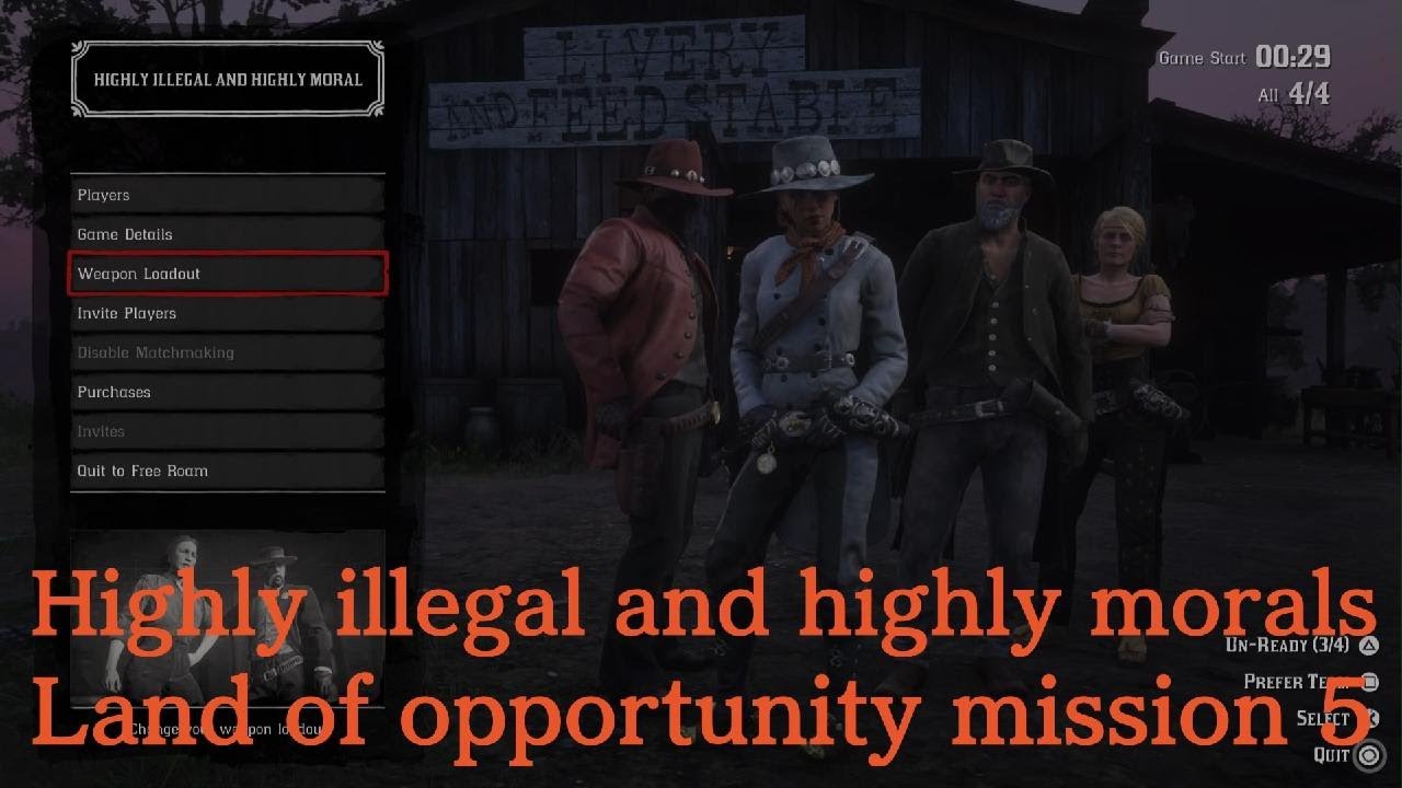 Rdro Rdr2 online highly illegal and highly moral Land of opportunity ...