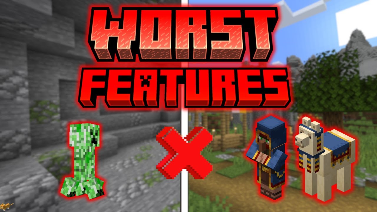 7 WORST Features in MINECRAFT - YouTube