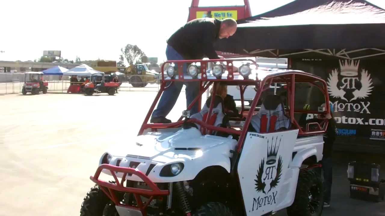 Monster Jam- UTV race on board Stock Rhino 700 - YouTube