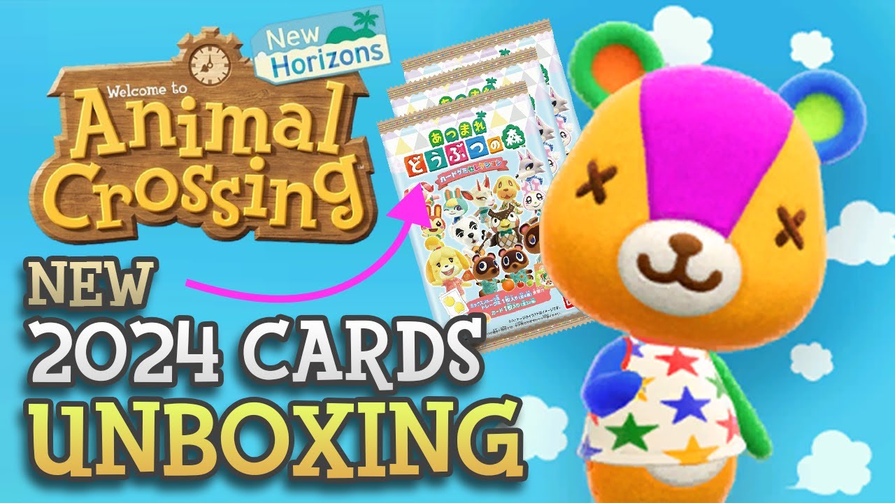 Animal Crossing New Horizons: 2024 Card Unboxing (Opening 60 ACNH Packs ...