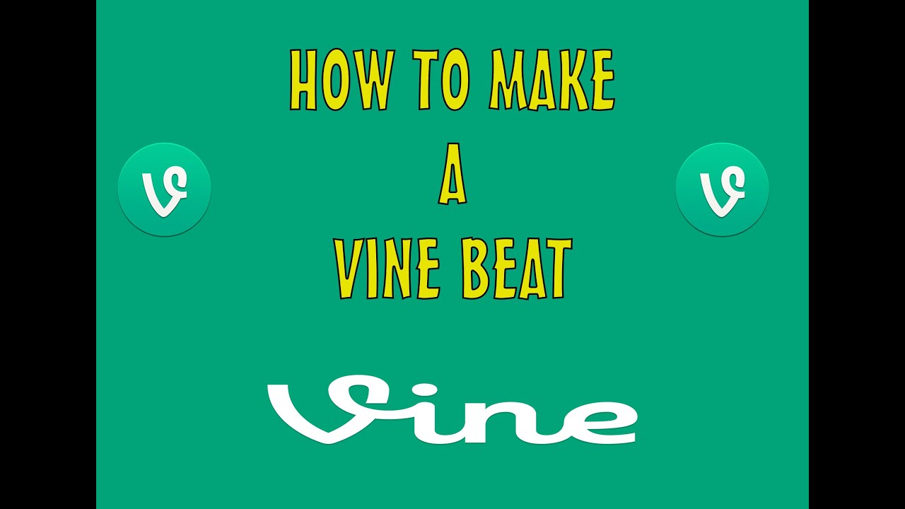 How to make a beat for vine with Video Studio - YouTube