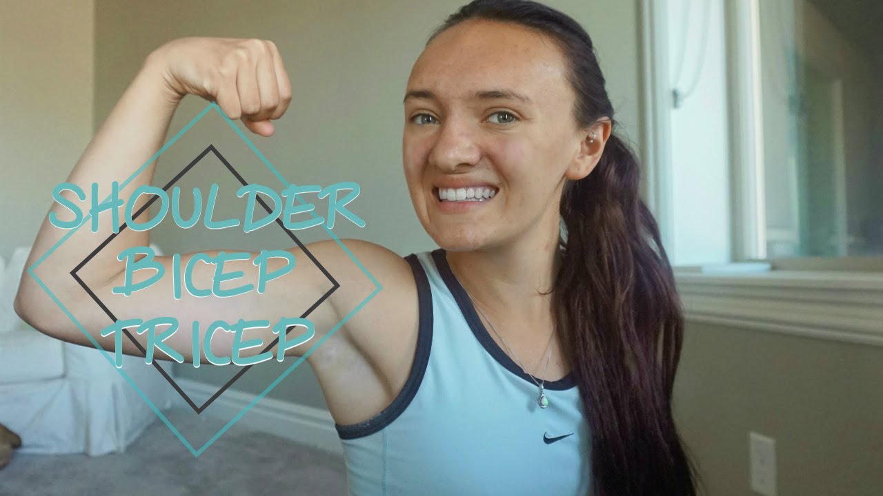 Shoulder, Bicep & Tricep Workout ft. Tanner! - YouTube