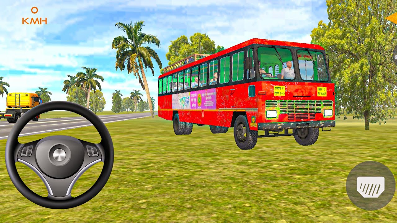 Indian Bus Simulator 3d Gameplay // Indian Sleeper Bus simulator ...