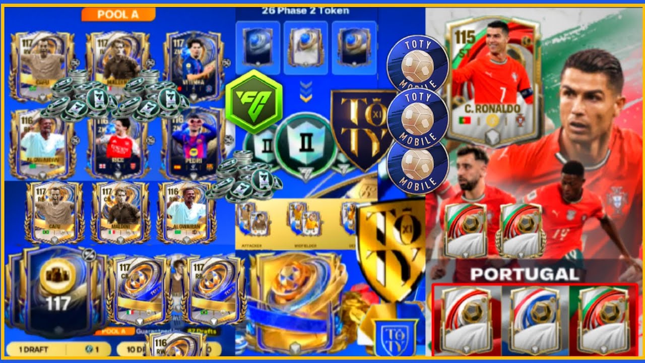 TOTY Mittelfeld und TOTY ICONS sind ein anderes Level😱! Neue CR7 Karte ...