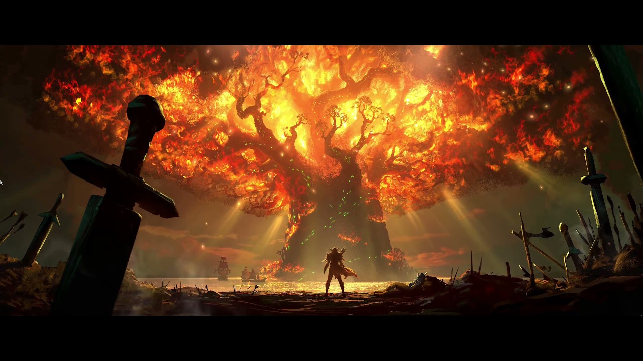 Wallpaper Engine - World of Warcraft: Burning Teldrassil - YouTube