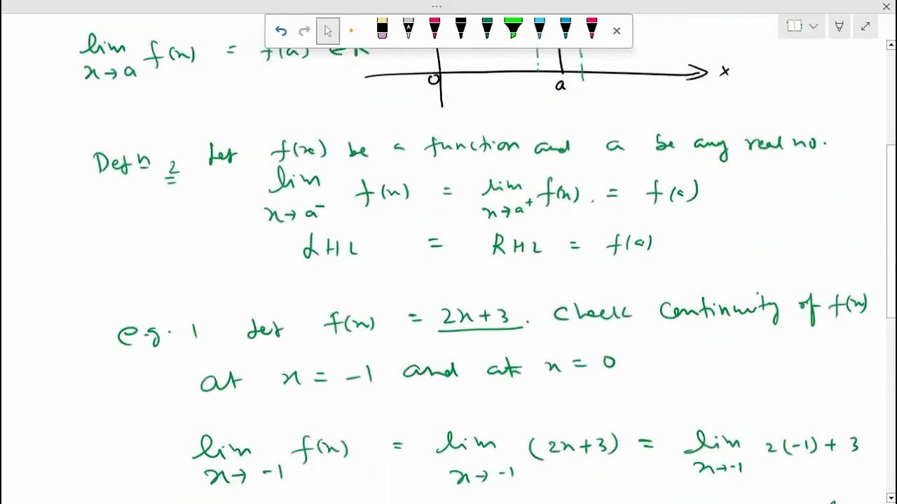 continuity and differentiability - YouTube