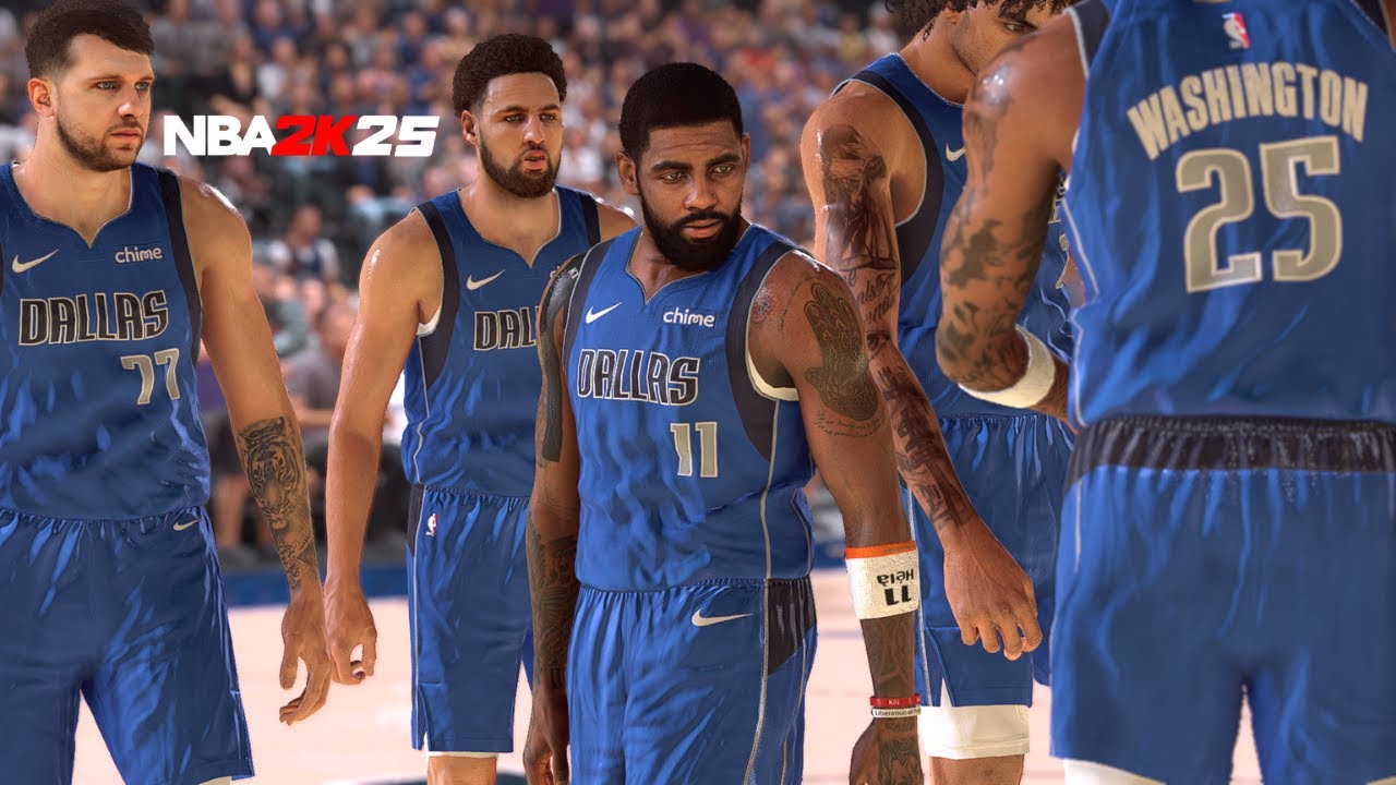 NEW LOOK MAVERICKS | SUNS vs MAVERICKS | NBA 2K25 CONCEPT GAMEPLAY ...