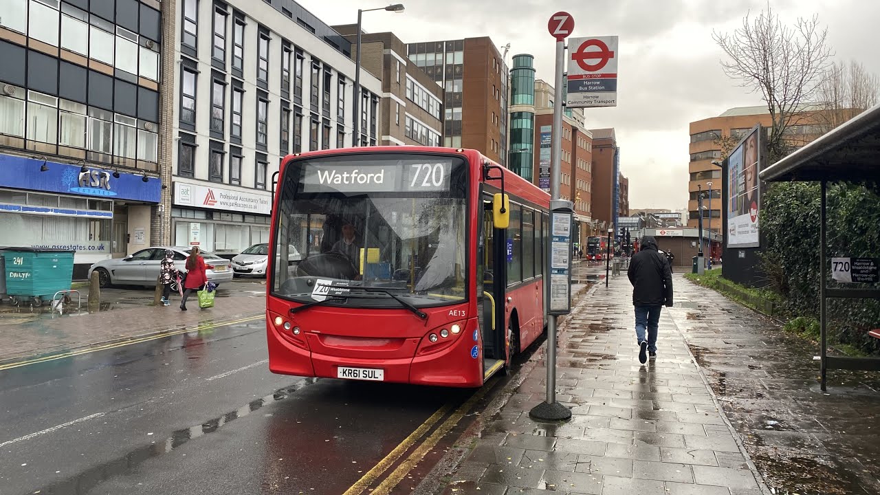 London Overground Rail Replacement Route 720@AE13/KR61 SUL (Harroww ...