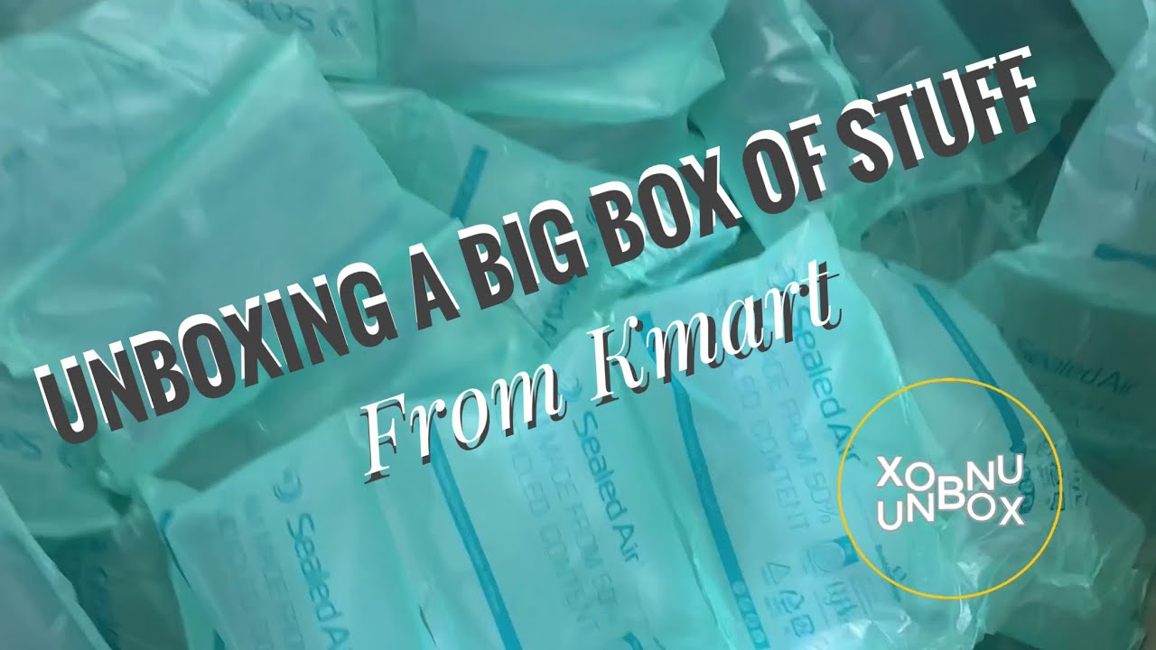 Unboxing a Big Box of Stuff from Kmart #unboxing #yummy #food #shopping ...