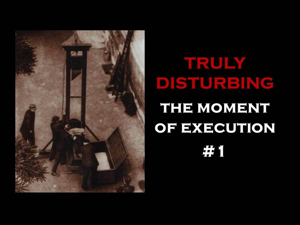 TRULY DISTURBING: THE MOMENT OF EXECUTION - YouTube