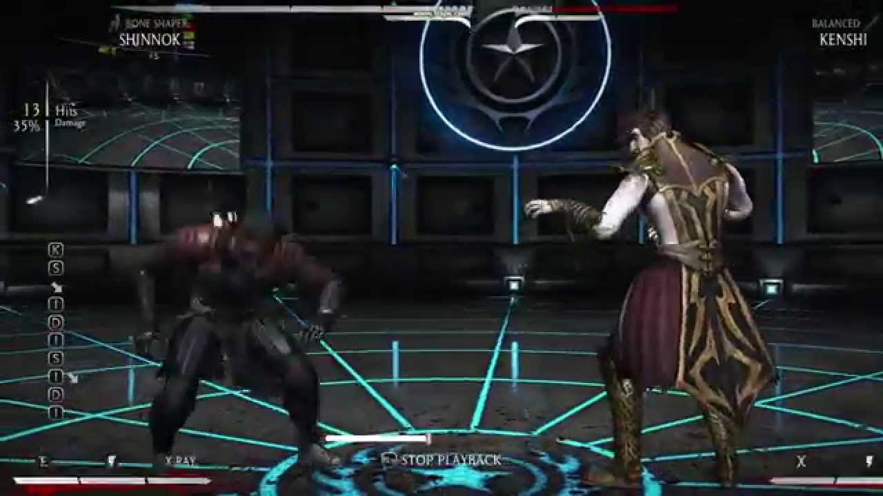mortal kombat x shinnok bone shaper 35% combo - YouTube