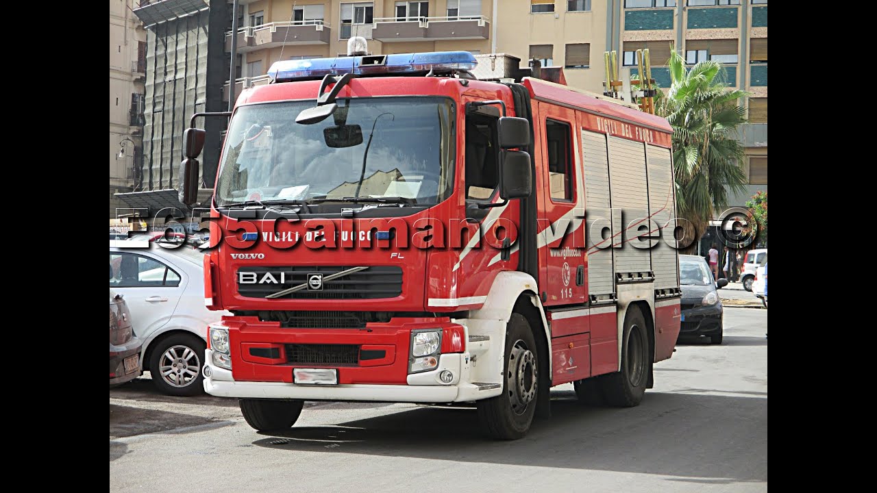 [HD - Pompieri] APS Volvo FL 280 BAI dei Vigili del Fuoco in azione ...
