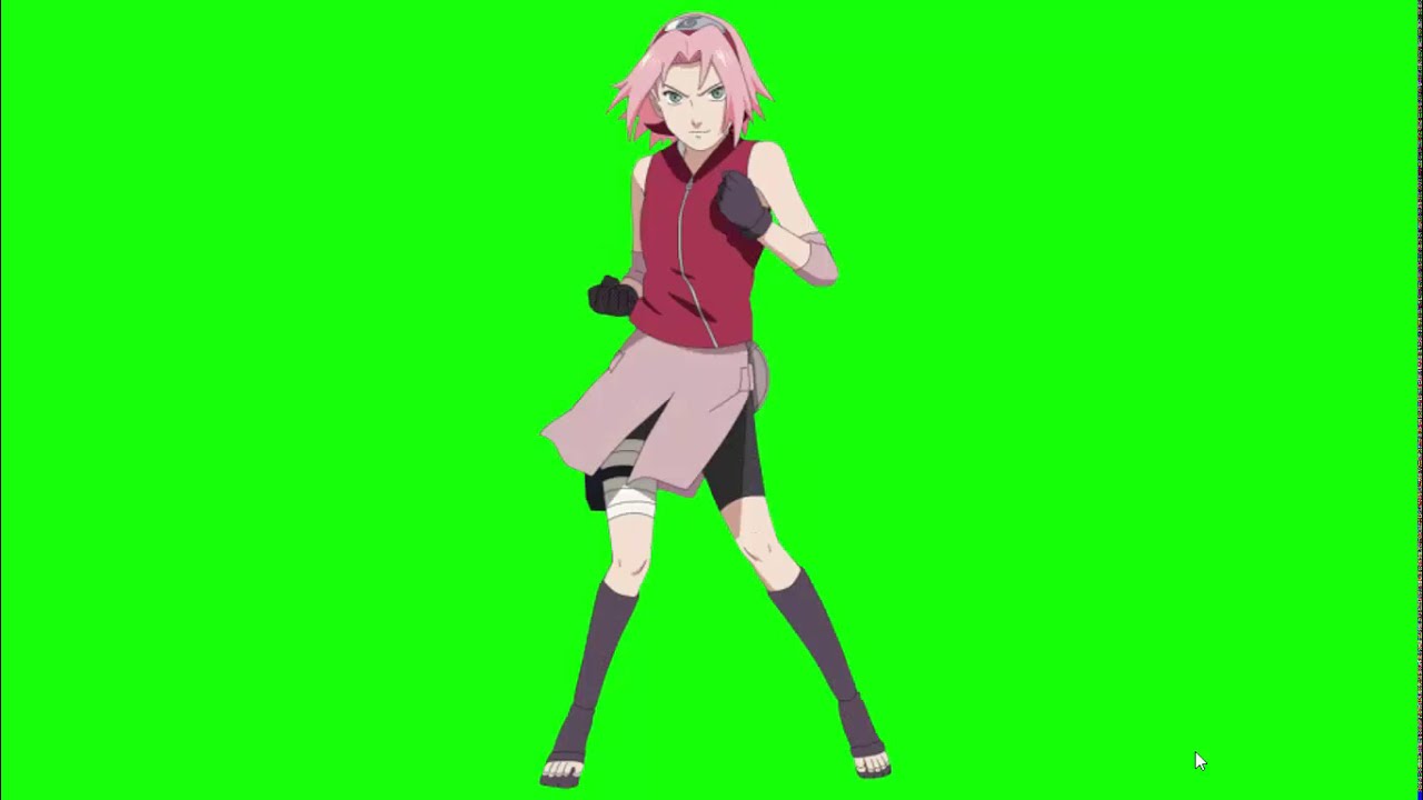 🟢 Green Screen Sakura Angry Vtuber - YouTube