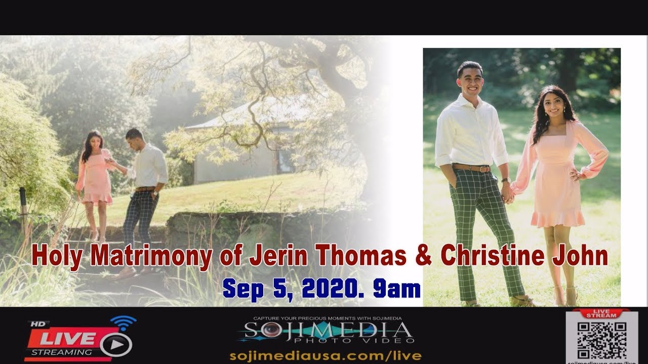 HOLY MATRIMONY OF JERIN THOMAS AND CHRISTINE JOHN - YouTube
